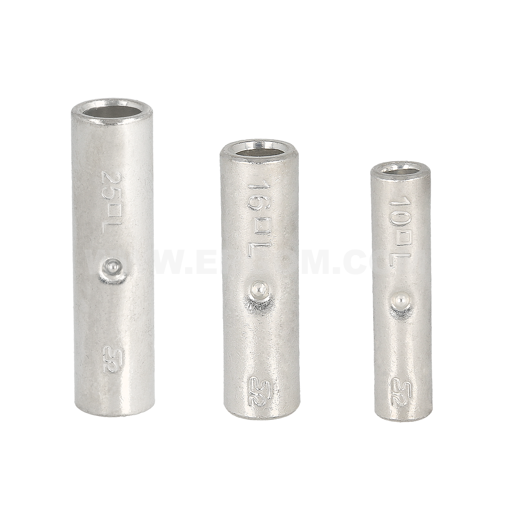 "Butt splice" compression cable connectors, KL type