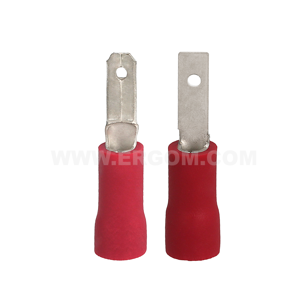 Insulated male push-on connectors, WI...BPCV type