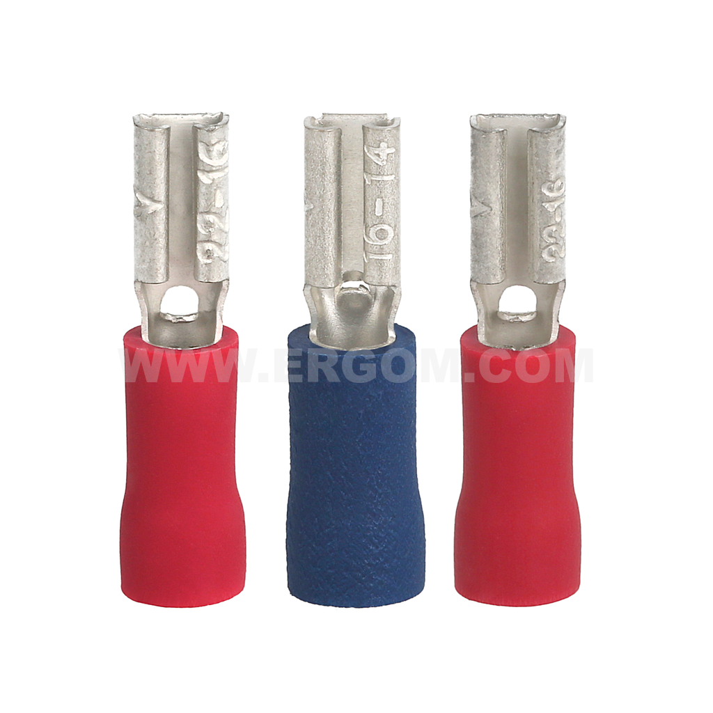Insulated push-on female connectors, NI…BPCV type