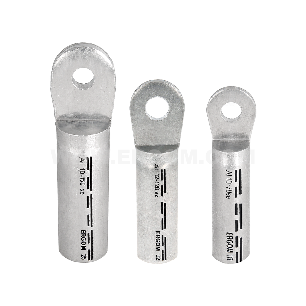 Longitudinally sealed tubular cable lugs with sector shaped hole, KRAS ...