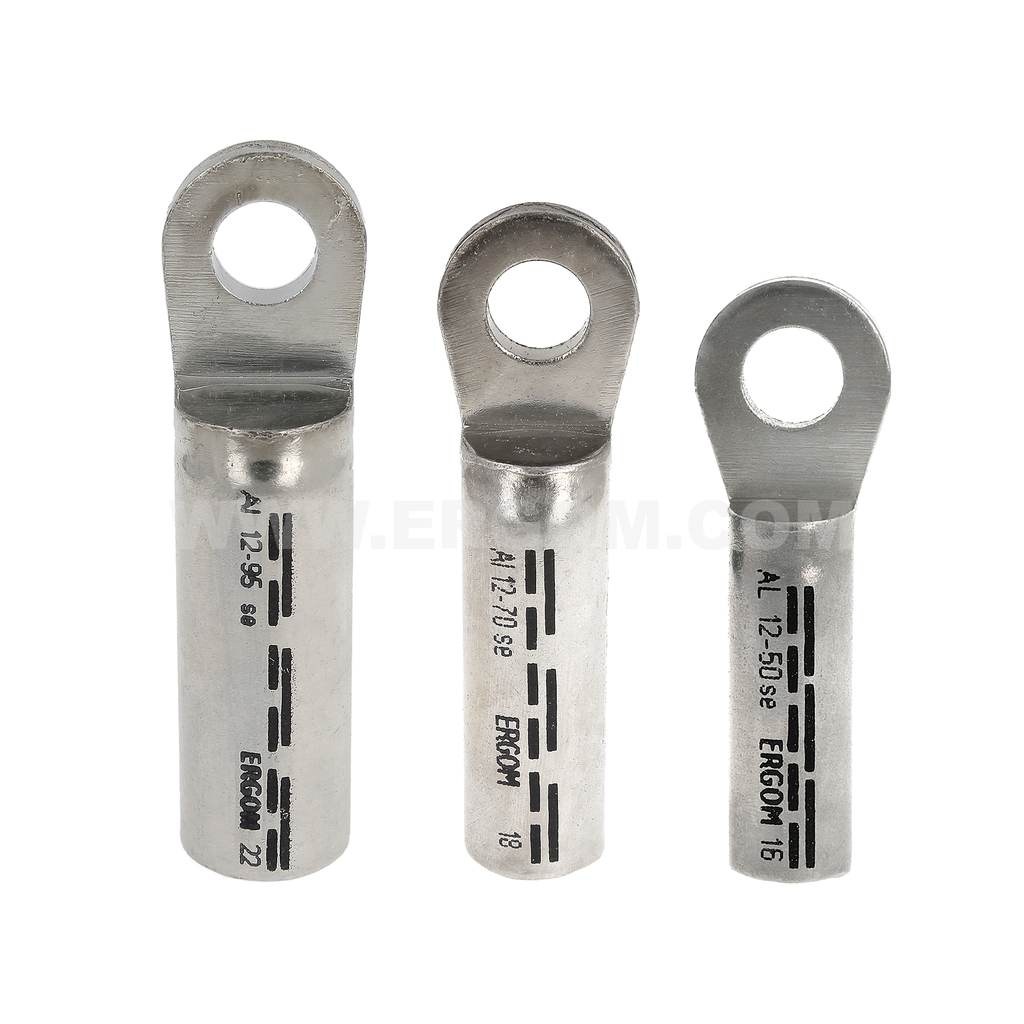 Longitudinally sealed tubular cable lugs with sector shaped hole, KRASC ...