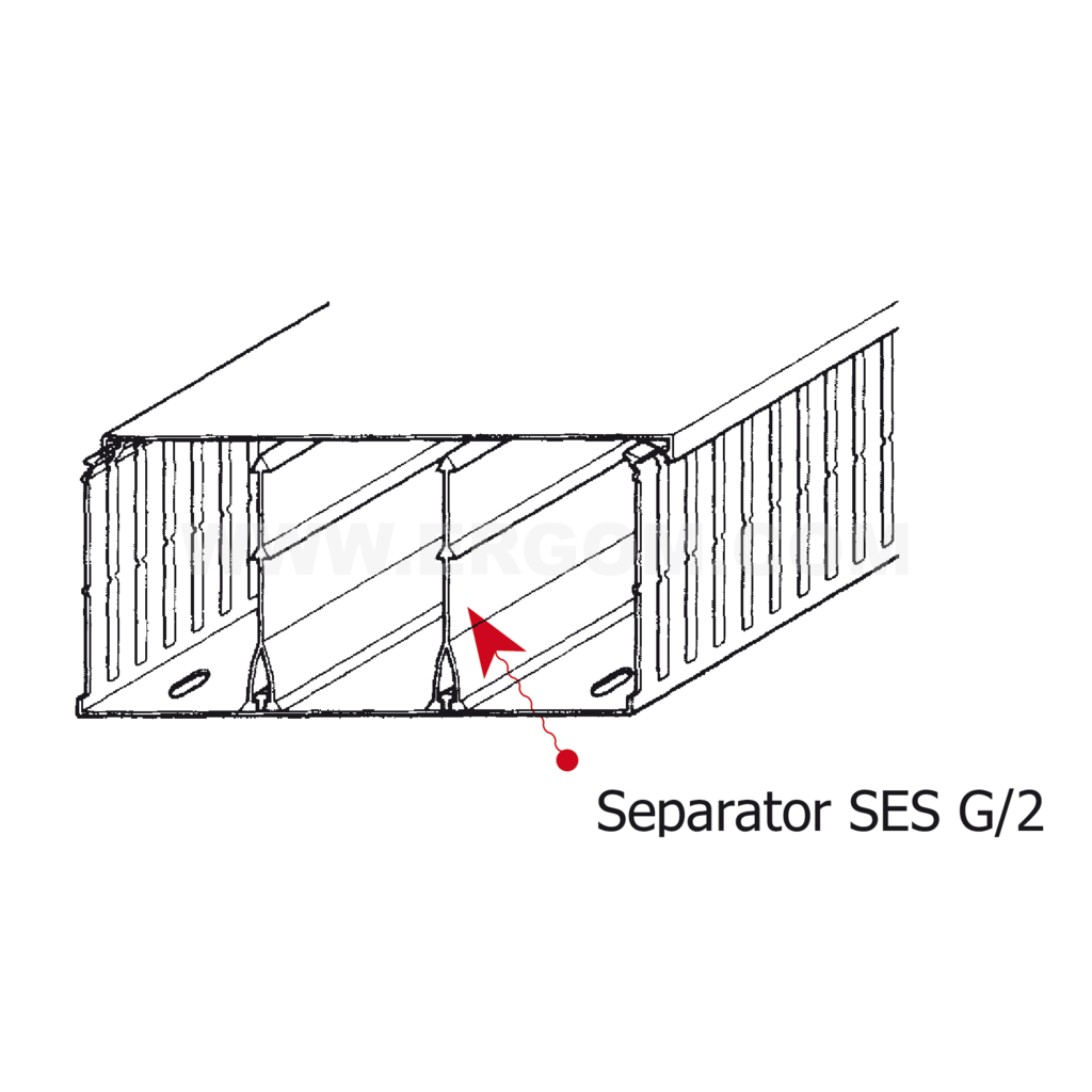 Separators of wire groups in ducts, SES, SESG type