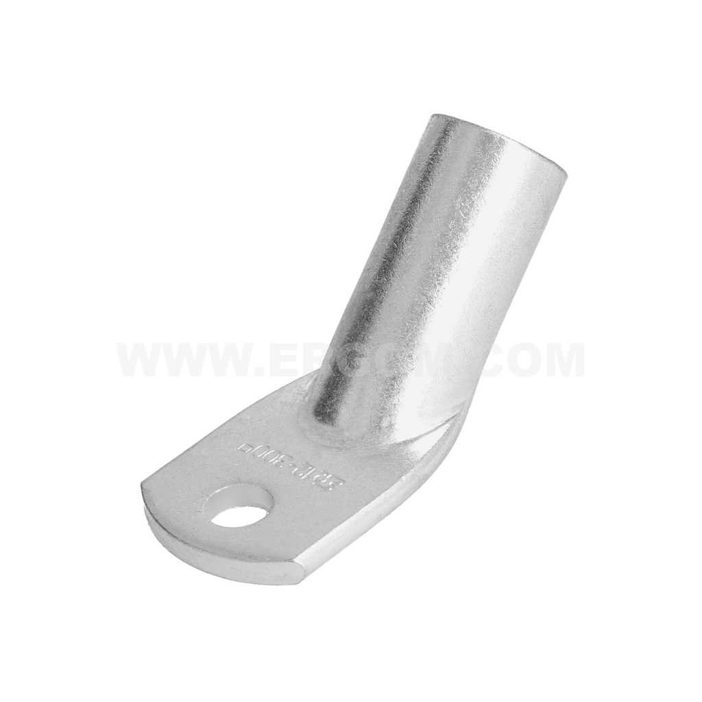 Tubular angle cable lugs, K45R type - K45R 300/12 (10 PCS) - by Ergom