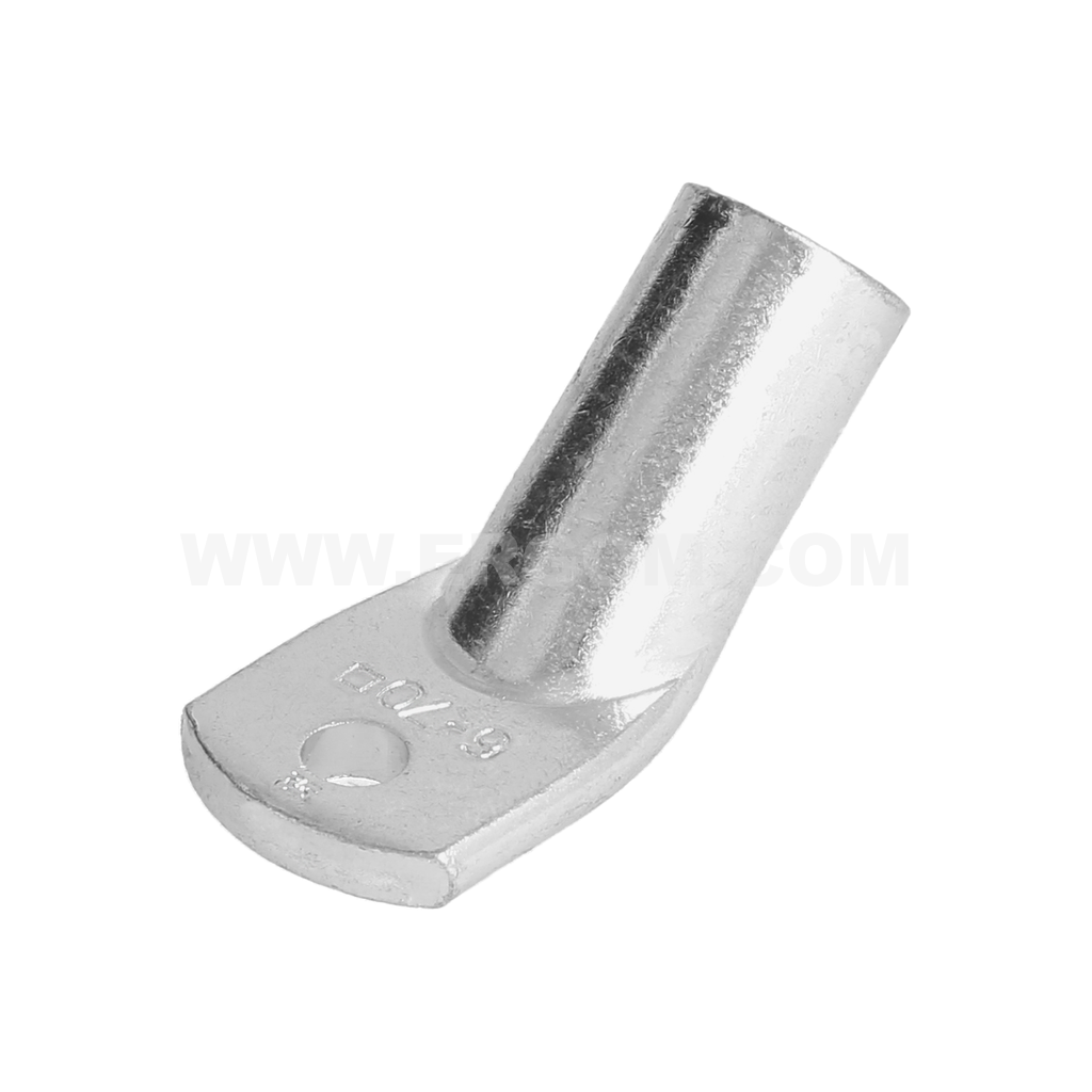 Tubular angle cable lugs, K45R type - K45R 70/6 (100 PCS) - by Ergom