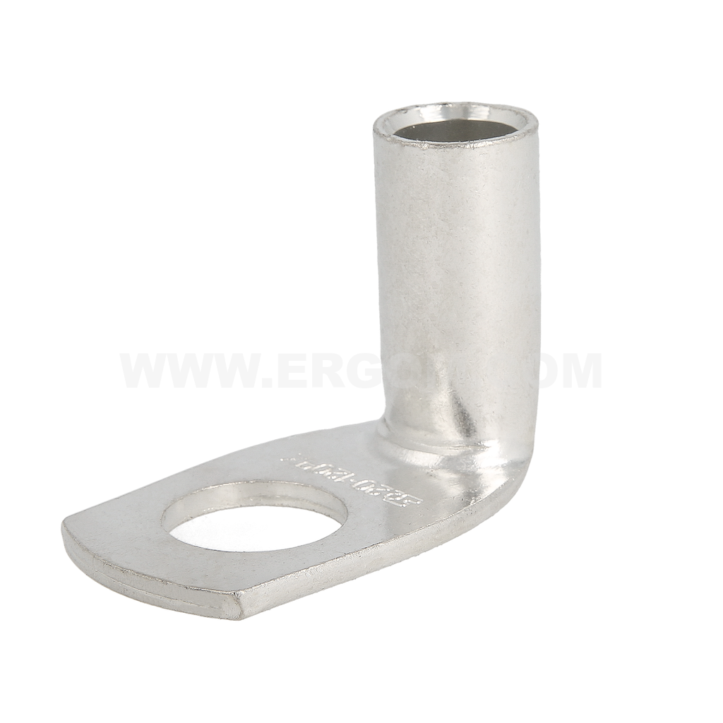 Tubular angle cable lugs, K90R type - K90R 120/20 (10 PCS) - by Ergom