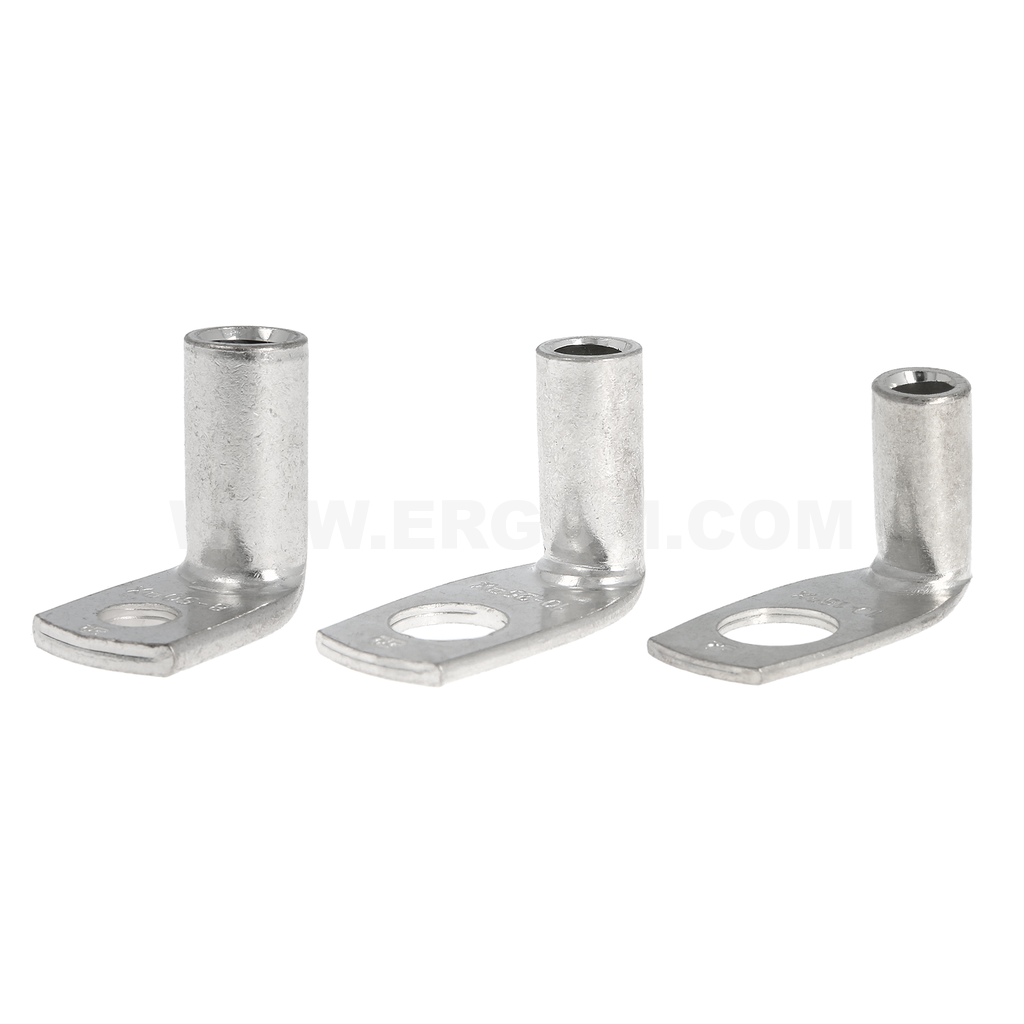 Tubular angle cable lugs, K90R type