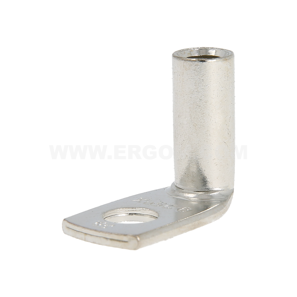 Tubular angle cable lugs with inspection hole, K90Ro type - K90Ro 25/8 ...