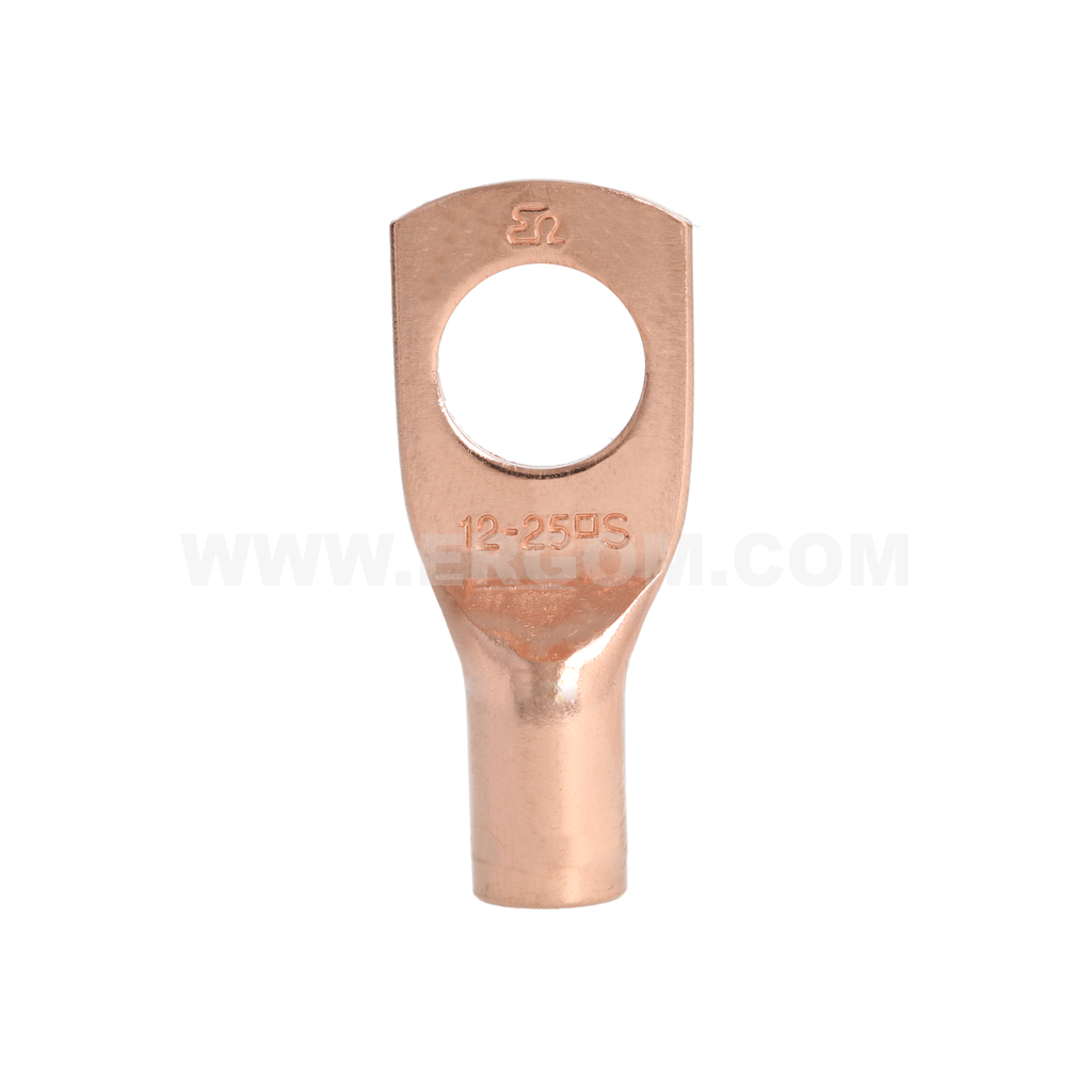 Tubular ring cable lugs, KM type - KM 25/12 (10 PCS) - by Ergom