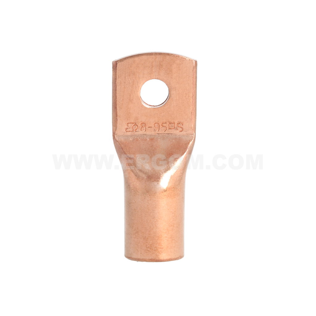 Tubular ring cable lugs, KM type - KM 95/8 (10 PCS) - by Ergom