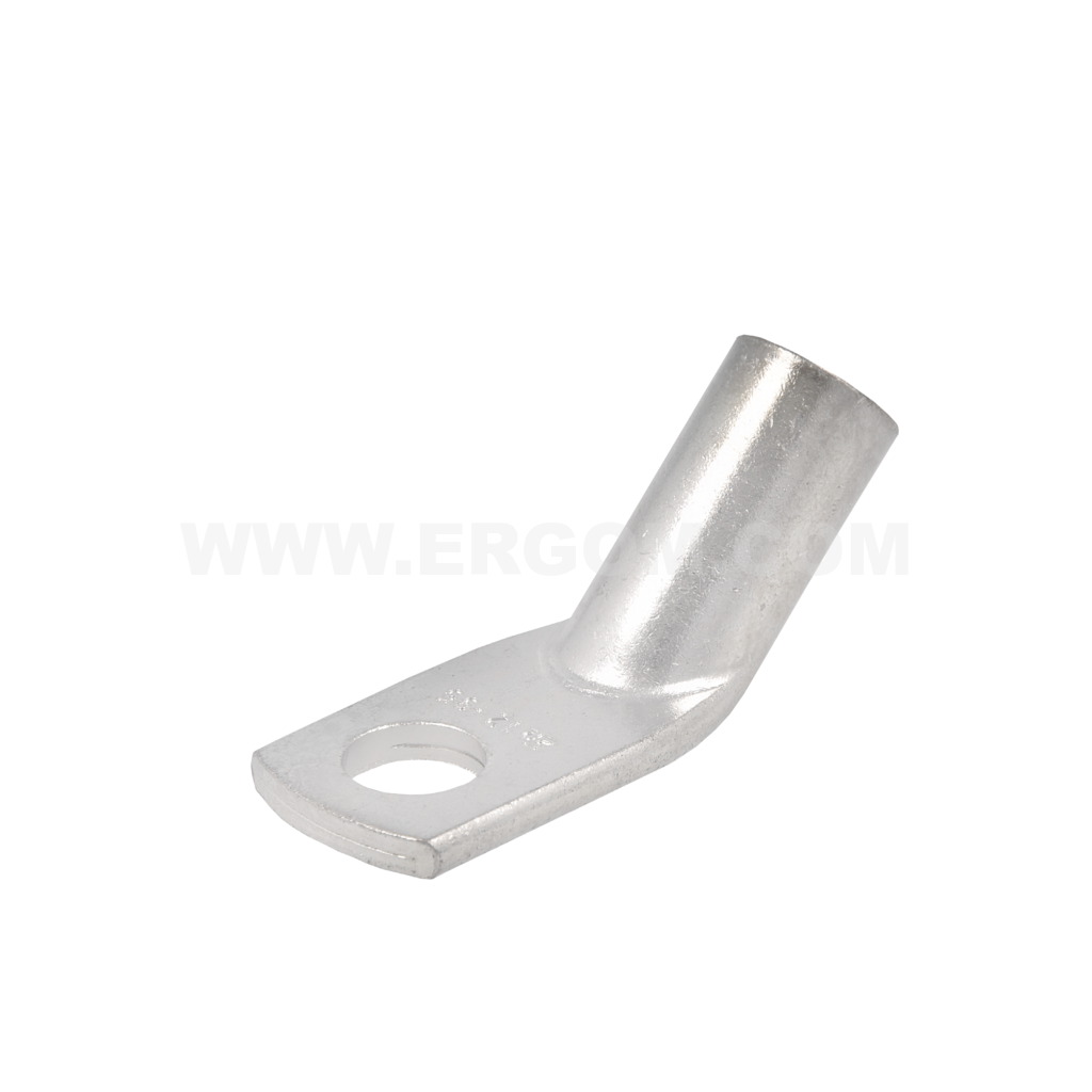 Tubular angle cable lugs, K45R type