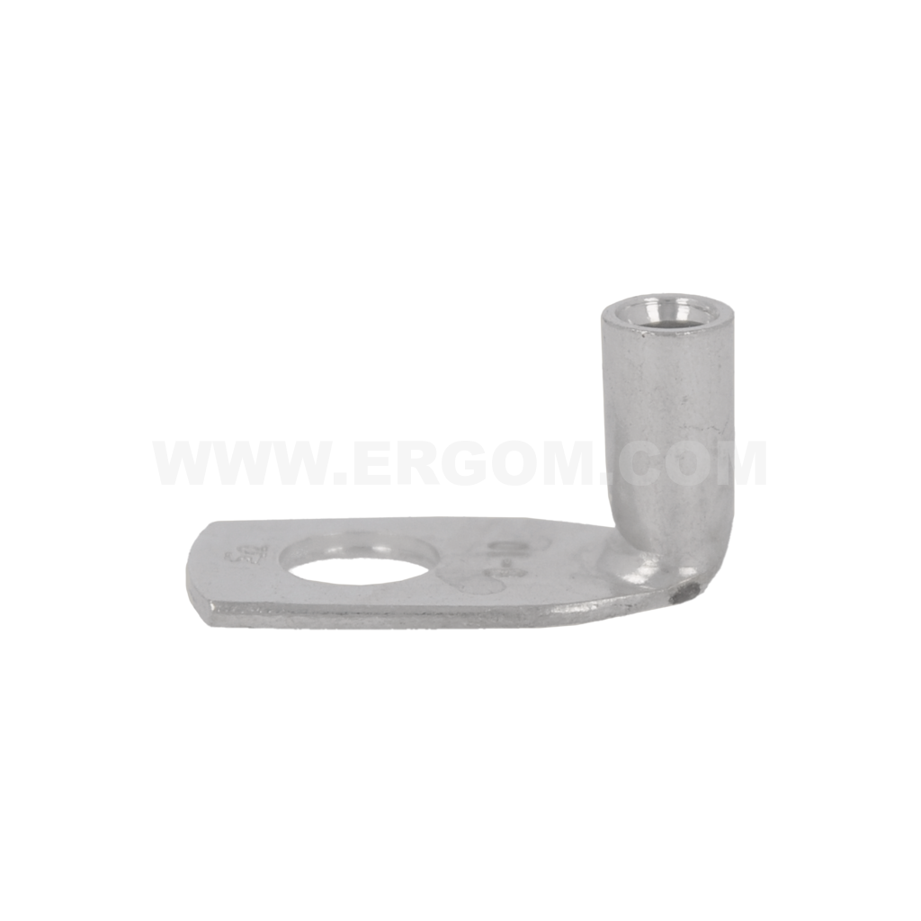 Tubular angle cable lugs, K90R type - K90R 10/8 (10 PCS) - by Ergom
