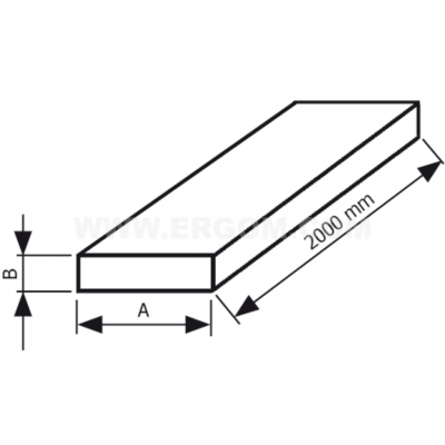 Flat copper busbars, PMP type